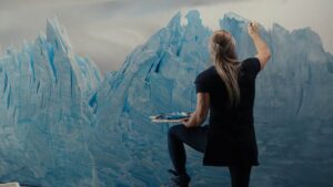 Helmut Ditsch vendió una obra inspirada en el Perito Moreno por 1,6 ...